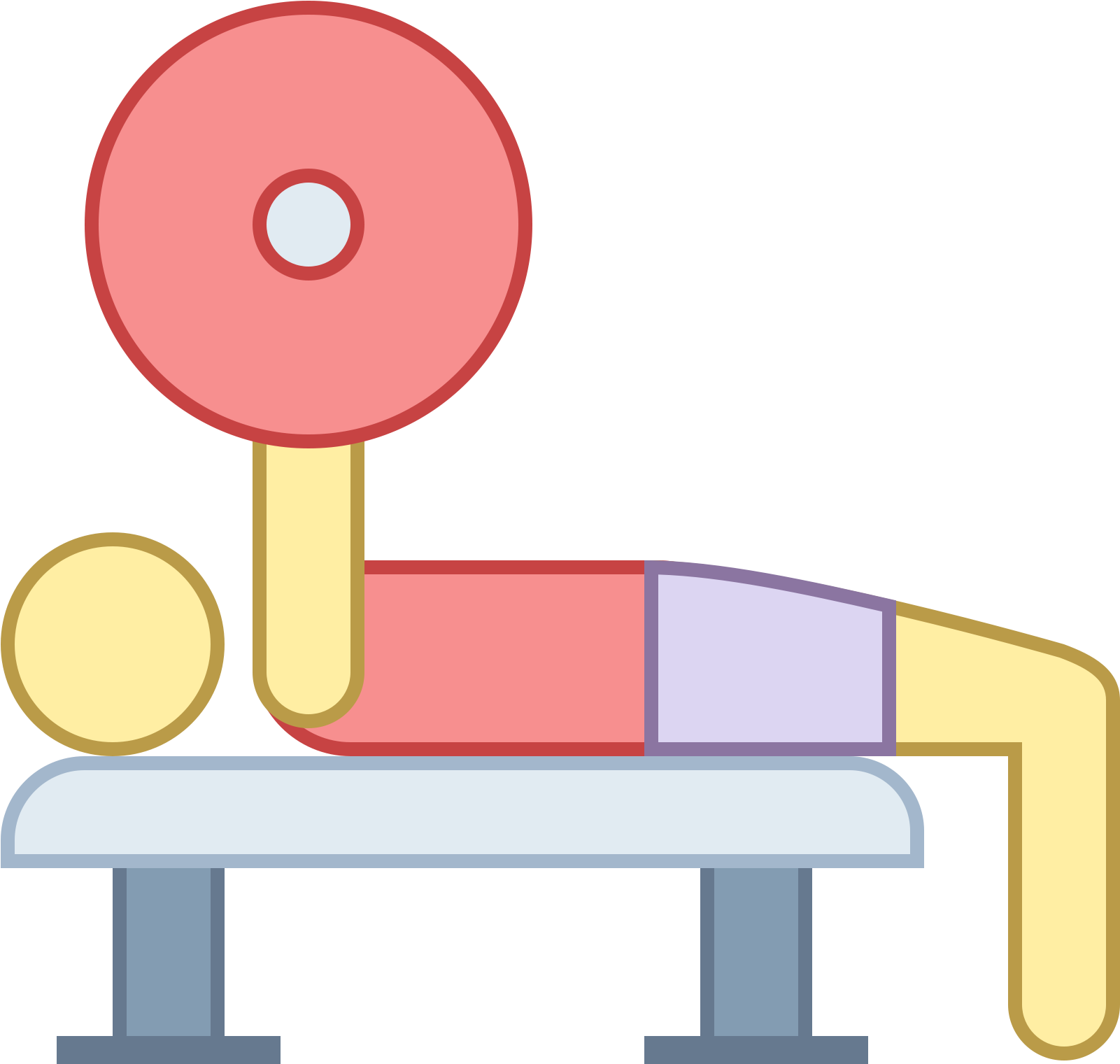 Download Bench Press Icon - Bench Press PNG Image with No Background ...