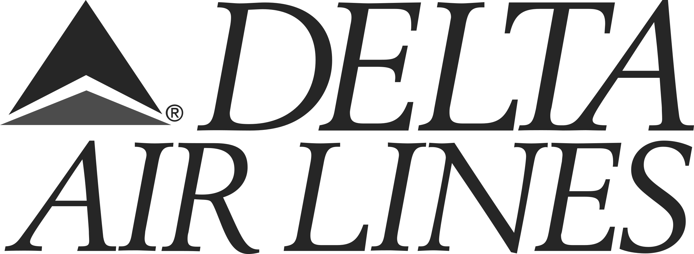 Delta Airlines 4 Logo Png Transparent - Delta Air Lines - Free ...