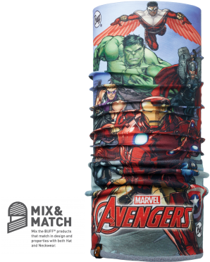 Download Buff Avengers Assemble Junior Polar Buff Neck Warmer PNG Image ...