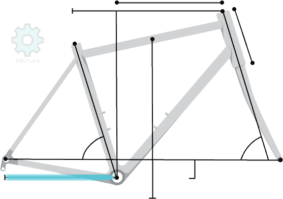 Download Chainstay Length = The Distance From The Bottom Bracket ...