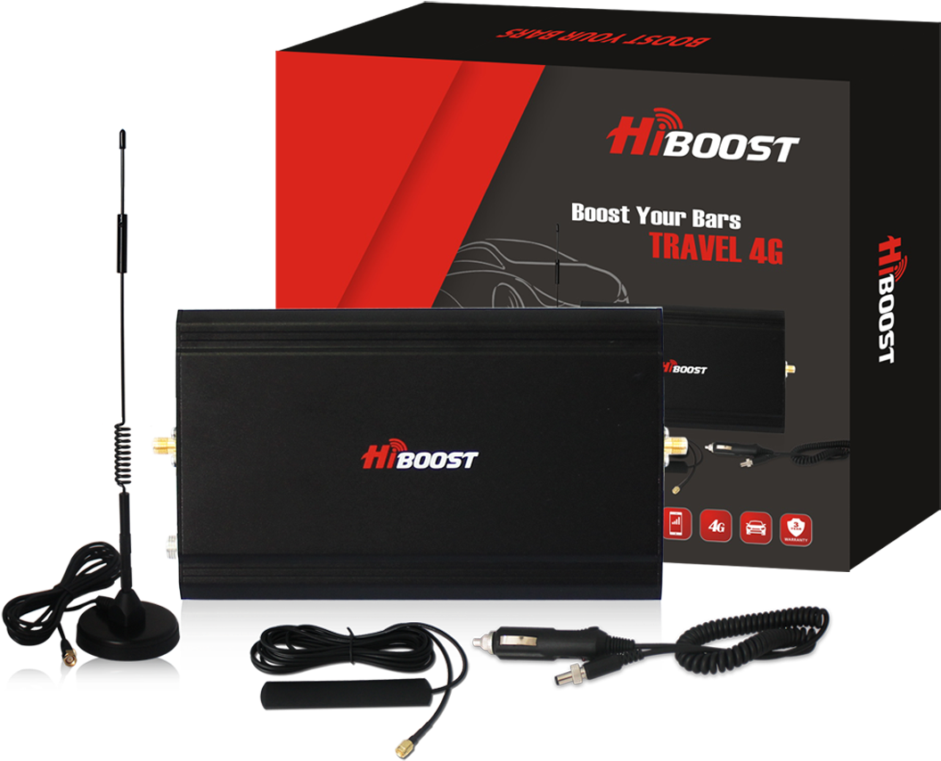 Download Travel 4g Vehicle Booster - Hiboost C27g-5s Signal Booster Kit, Easy Vehicle 4g PNG ...