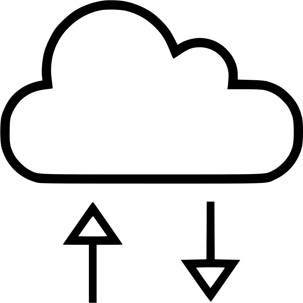 Download Communication Internet Download Upload Cloud - Png Internet ...