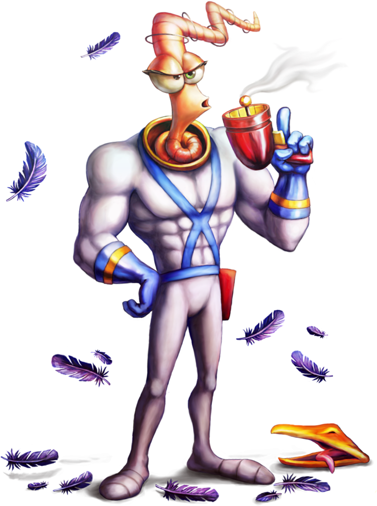 Earthworm Jim By Cortoony-dba42cz - Earthworm Jim - Free Transparent ...