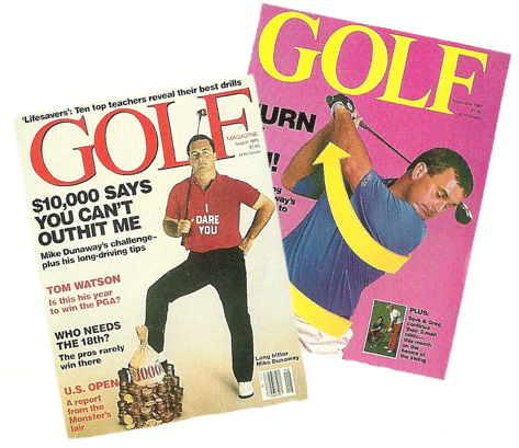 Mike Dunaway Golf Magazine Covers - Long Drive - Free Transparent PNG ...