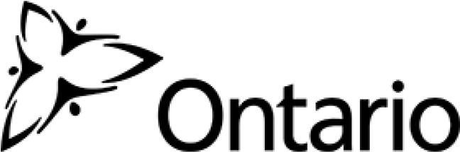 Download New Ont Trillium Logo Blk Fn - Ontario Logo Png PNG Image with ...