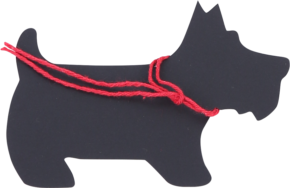 Download Hamish The Scottie Dog Gift Tag - Gift PNG Image with No ...