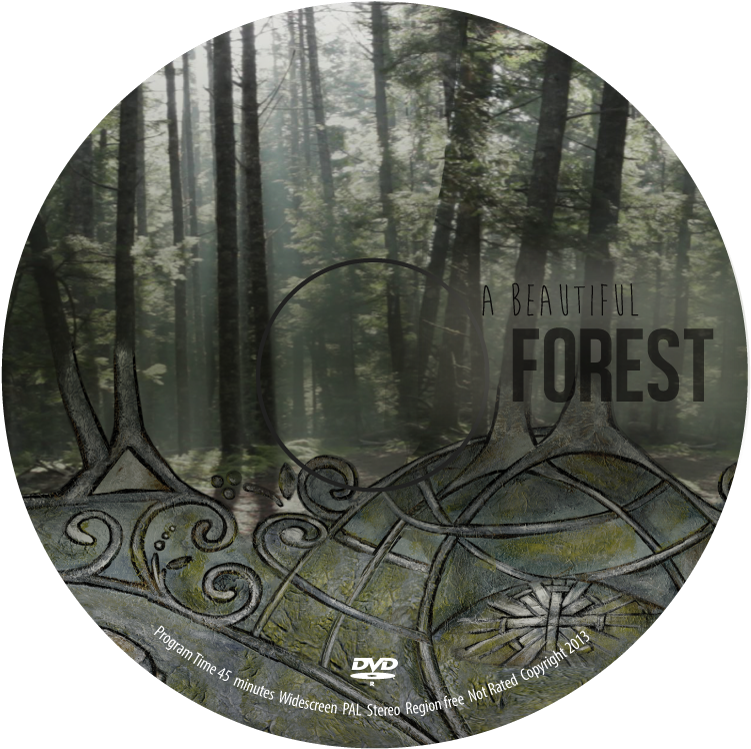 Download Cd Cover A Beautiful Forest - Circle PNG Image with No ...