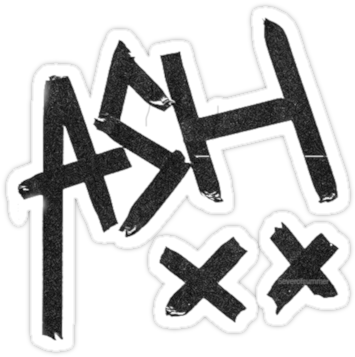 Download Ash Xx T Shirt/sticker By Dream Catch3r - Ashton Irwin Ash PNG ...
