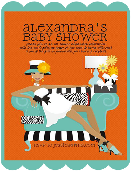 Download Blue Mellow Mama African American Keepsake Baby Shower ...