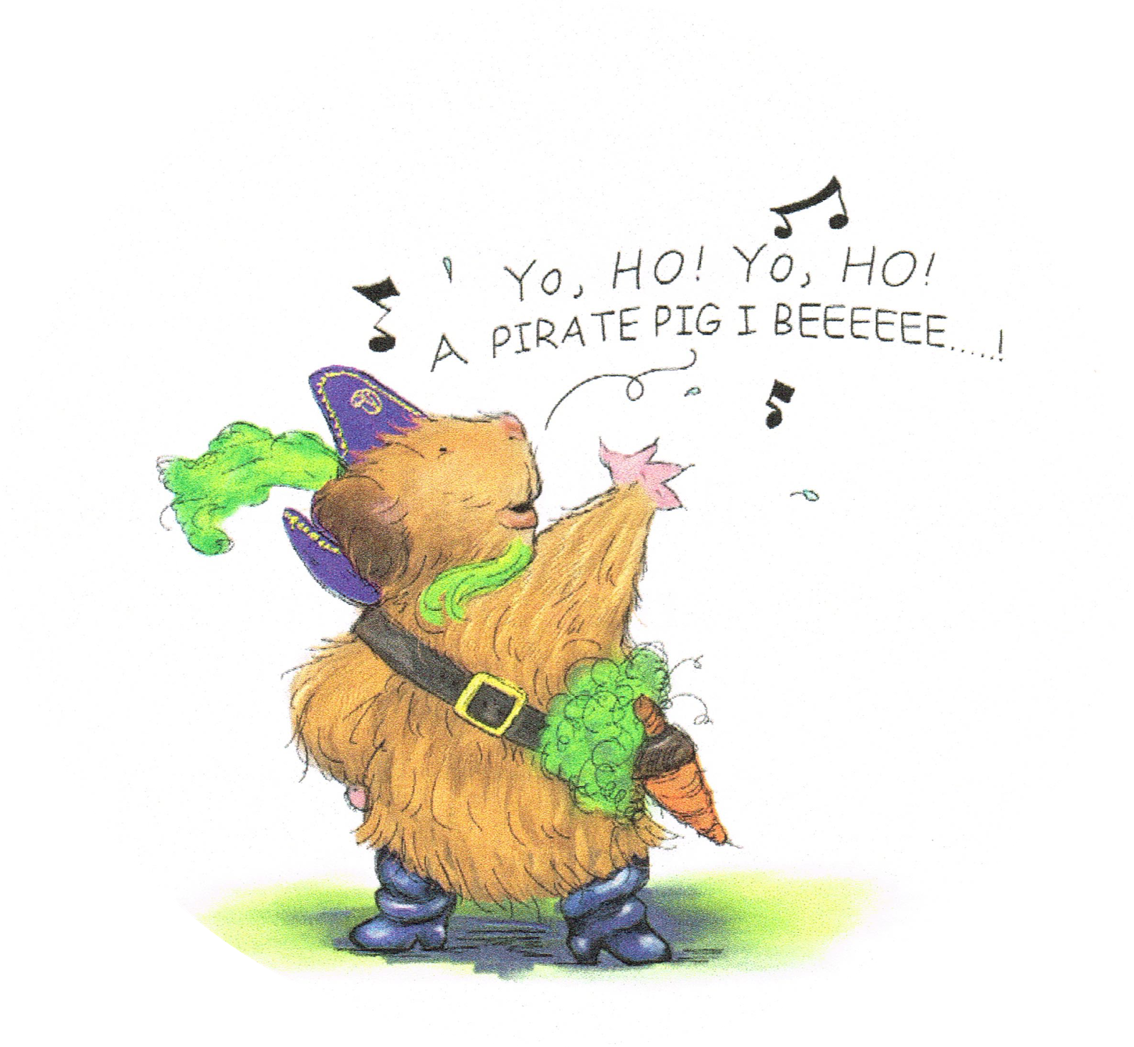 Download From Greenbeard The Pirate Pig - Cartoon PNG Image with No ...