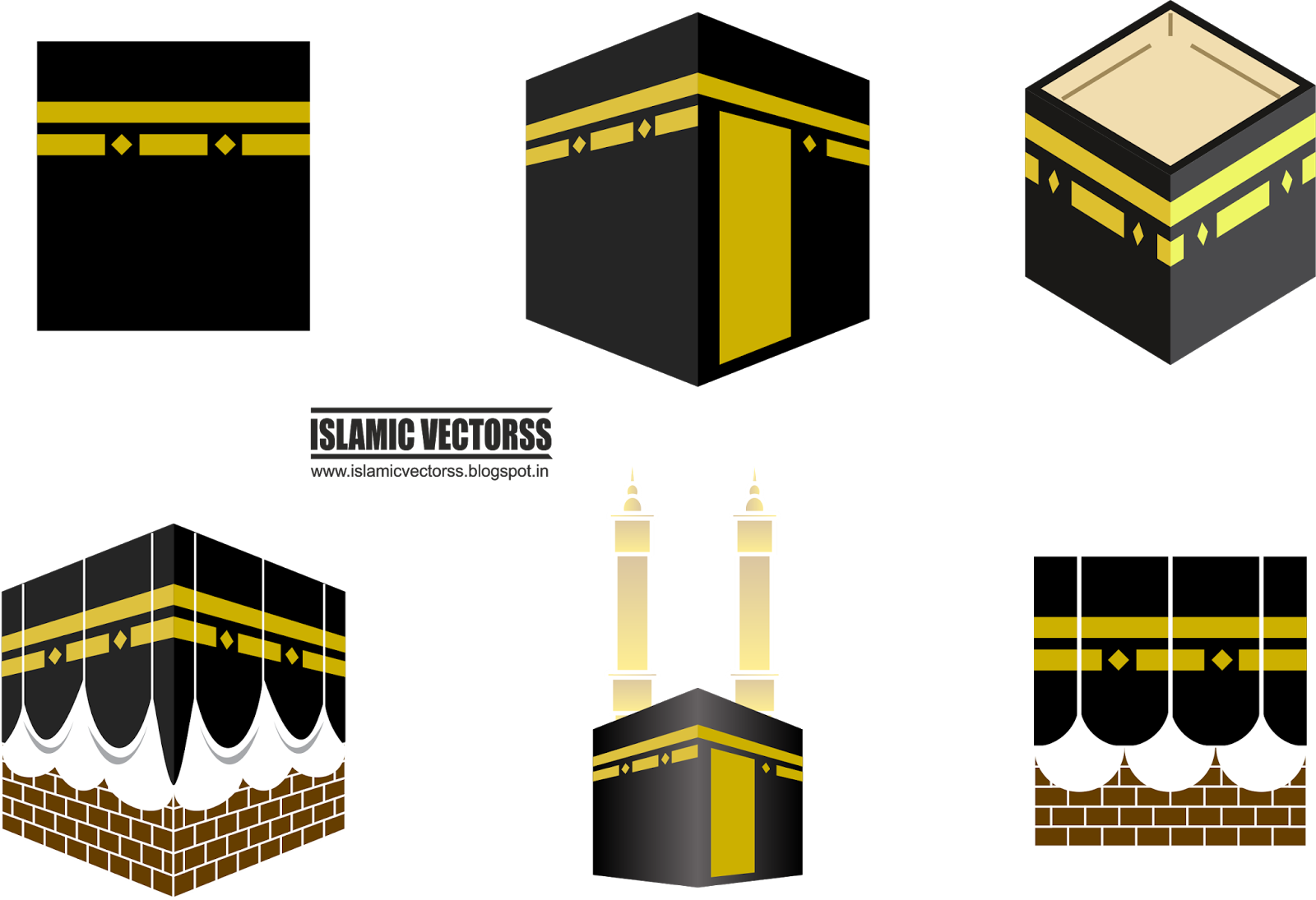 Download Kaba Sharif Cdr Vector Free Download - Ka Bah Vector Png PNG ...