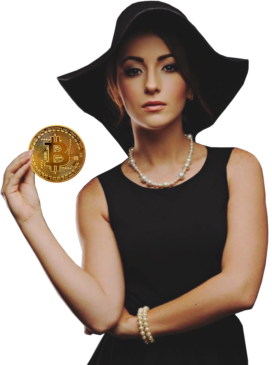 Download Welcome To The Ultimate Hub For Crypto News - Girl PNG Image with No Background ...