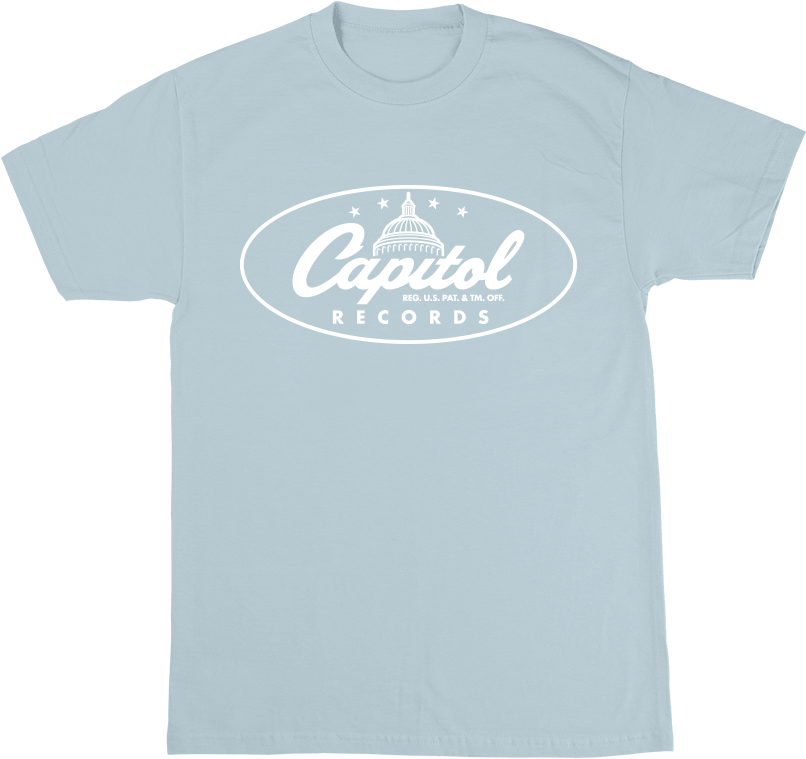Download Capitol Records Classic Logo T-shirt Blue - Capitol Records T ...