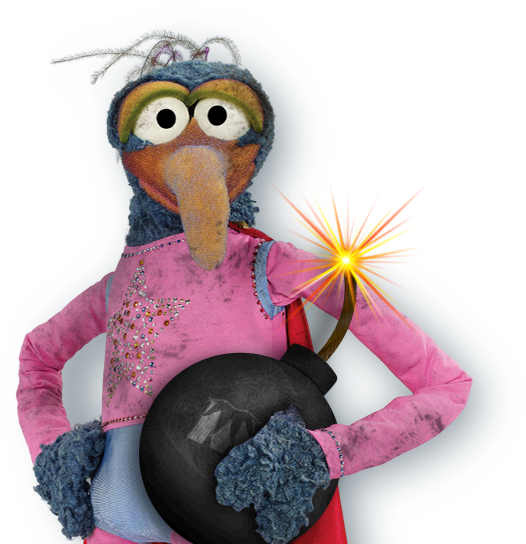 Download Source - - Muppets Gonzo Cardboard Cutout PNG Image with No ...