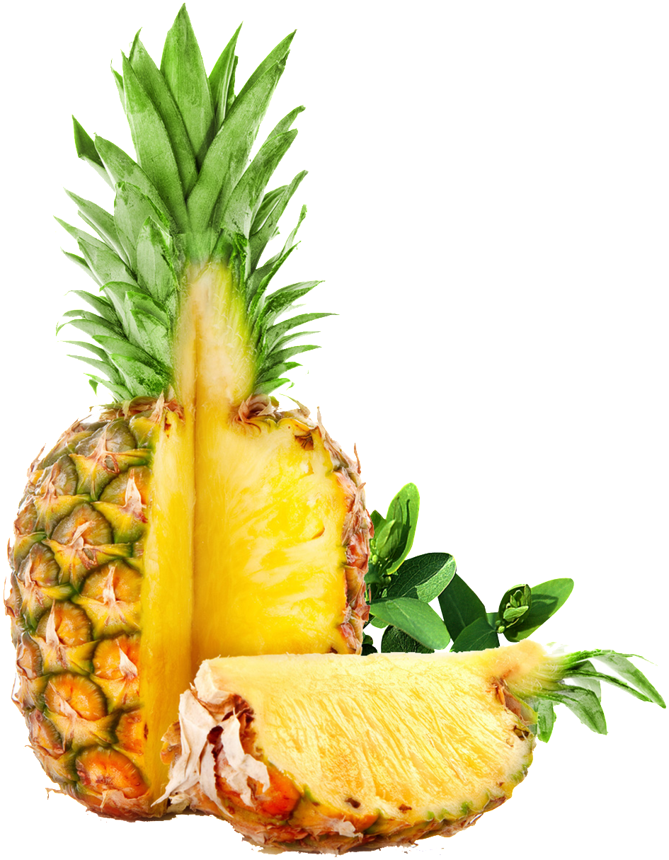Realistic Color Pineapple Transparent Decorative - Pineapple Hd Png ...