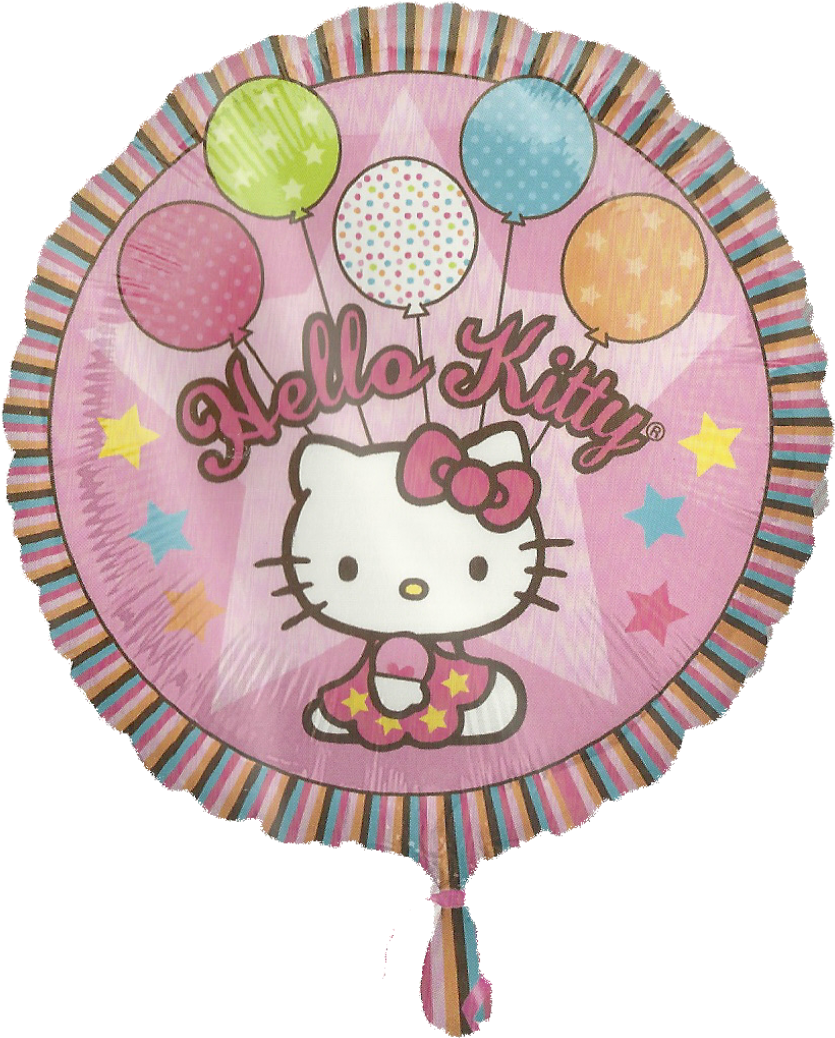 Hello Kitty Balloon - Hello Kitty - Free Transparent PNG Download - PNGkey