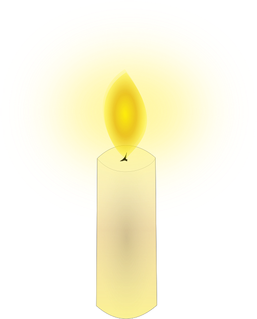 Download Lit Candle On Transparent Background - Candle PNG Image with ...
