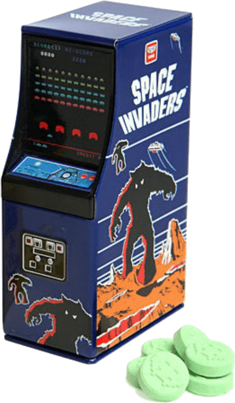 Space Invaders Arcade Candy Tin - Space Invaders Arcade Candy - Free ...