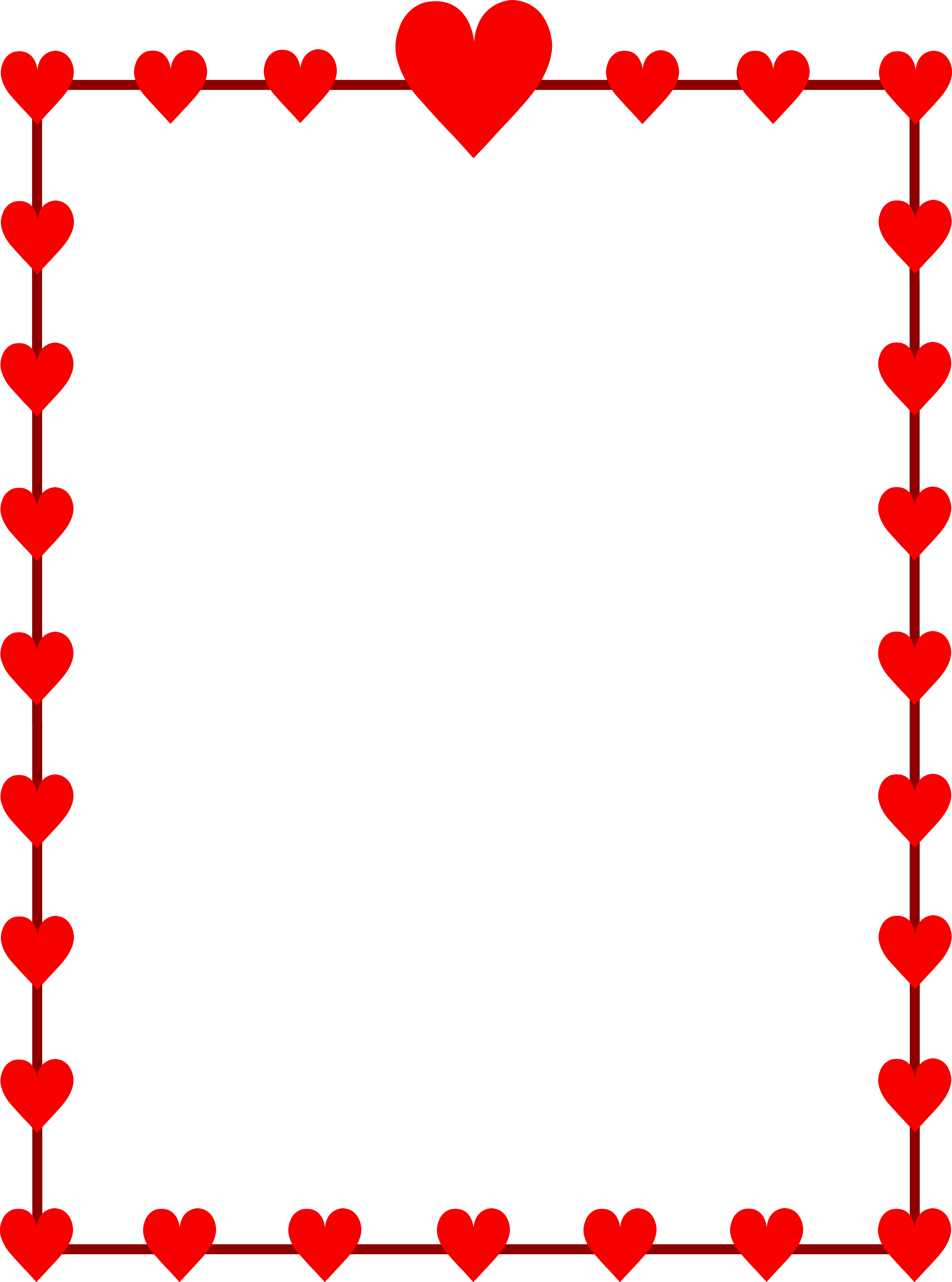 Download Valentine Clip Art Border - Valentines Day Border Clip Art PNG ...