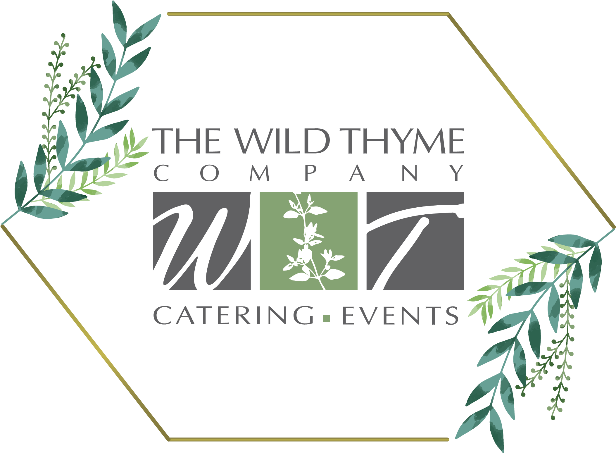 Twtc Logo Watercolor Foliage Copy - Wild Thyme Company - Free ...
