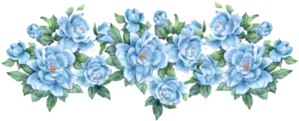 Blue Flowers Png Tumblr - Blue Flowers Transparent - Free Transparent ...