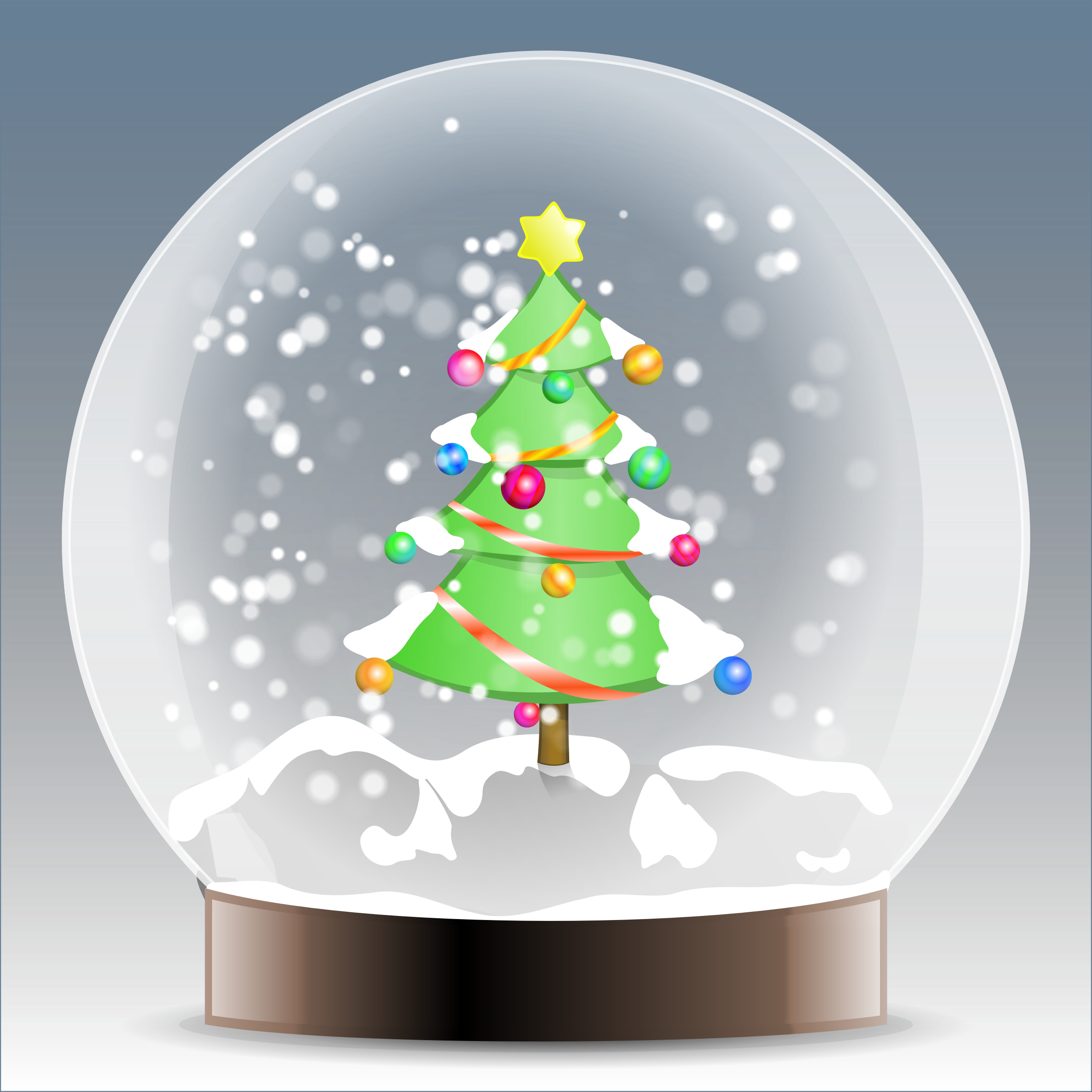 Winter Clipart Snow Globe Christmas Snow Globes Clip Art Free
