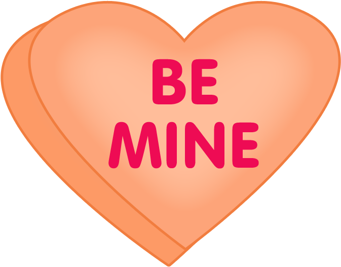 Download Valentine - Conversation Hearts Clip Art PNG Image with No ...