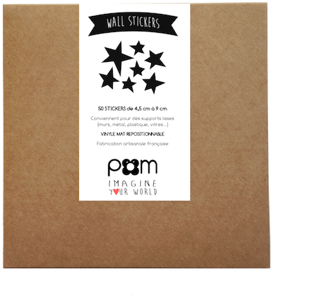 Download Pom Star Wall Transfers In Black - Wall Stickers Pom PNG Image ...