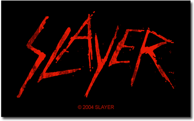 Slayer Logo Sticker - Slayer - Guitar Collection - Trade Paperback ...
