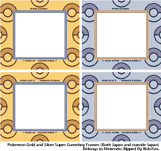 Download Super Game Boy Frames - Pokemon Frames PNG Image with No ...