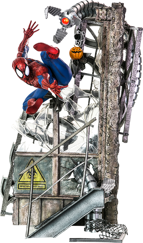 Marvel Polystone Statue Spider-man - Spider-man - Spider-man 1:4 Scale ...