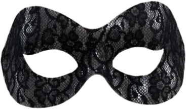 Download Black Lace Domino Eye Mask (eye Masks) - Unisex - One PNG ...