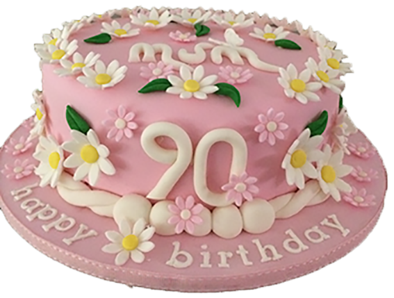 Download 90th Birthday Cake - Birthday PNG Image with No Background ...