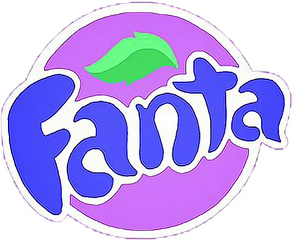 Purple Fanta Grapes Juice Freetoedit - Fanta Logo Png - Free ...