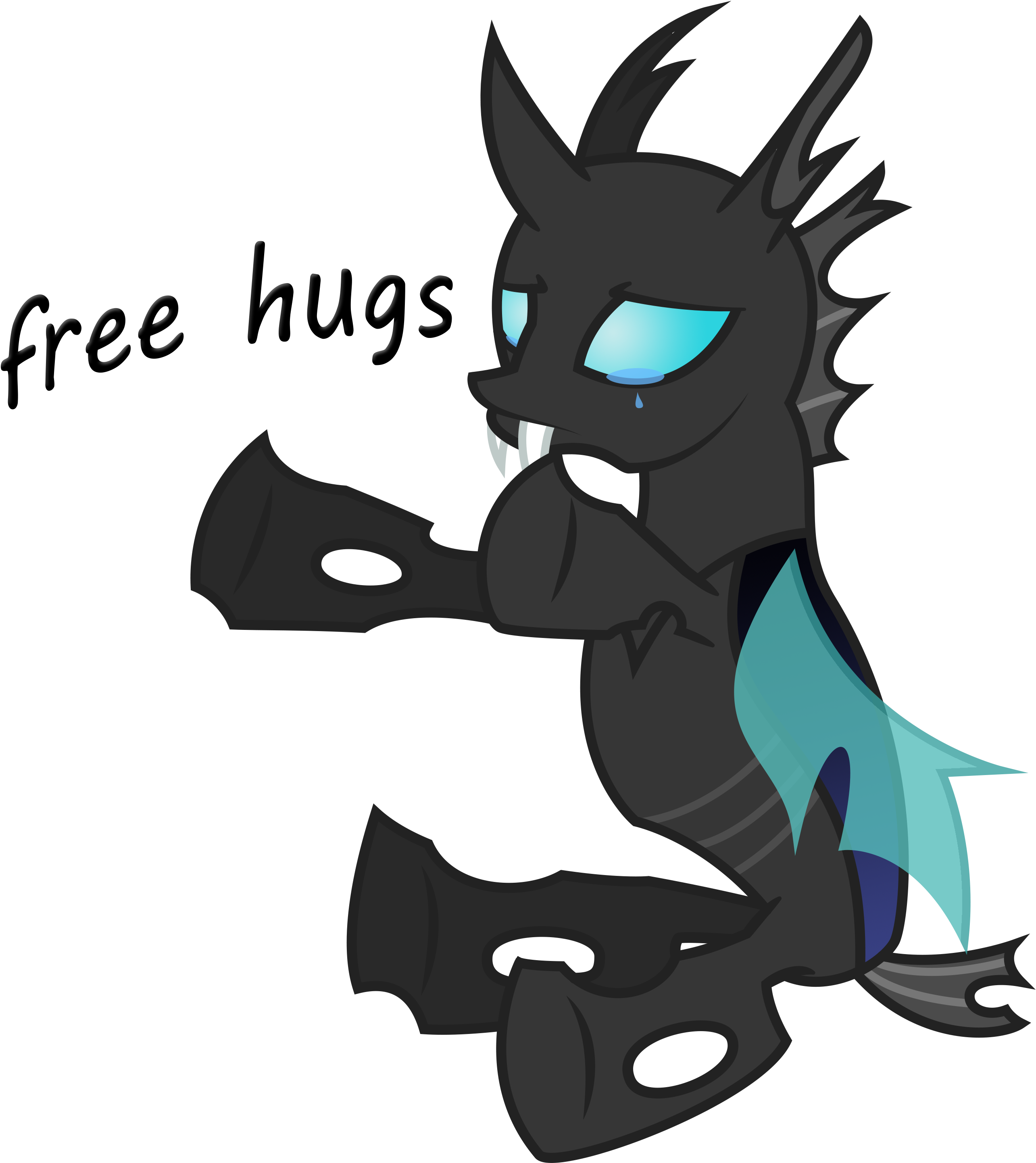 Download 1357095703736 - Mlp Changeling Dead PNG Image with No ...