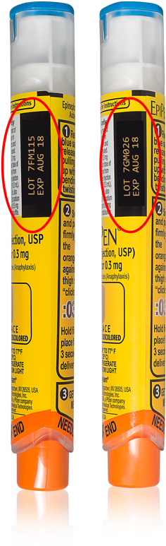 Download Lot Number And Expiration Date For Epipen - Cosmetics PNG ...
