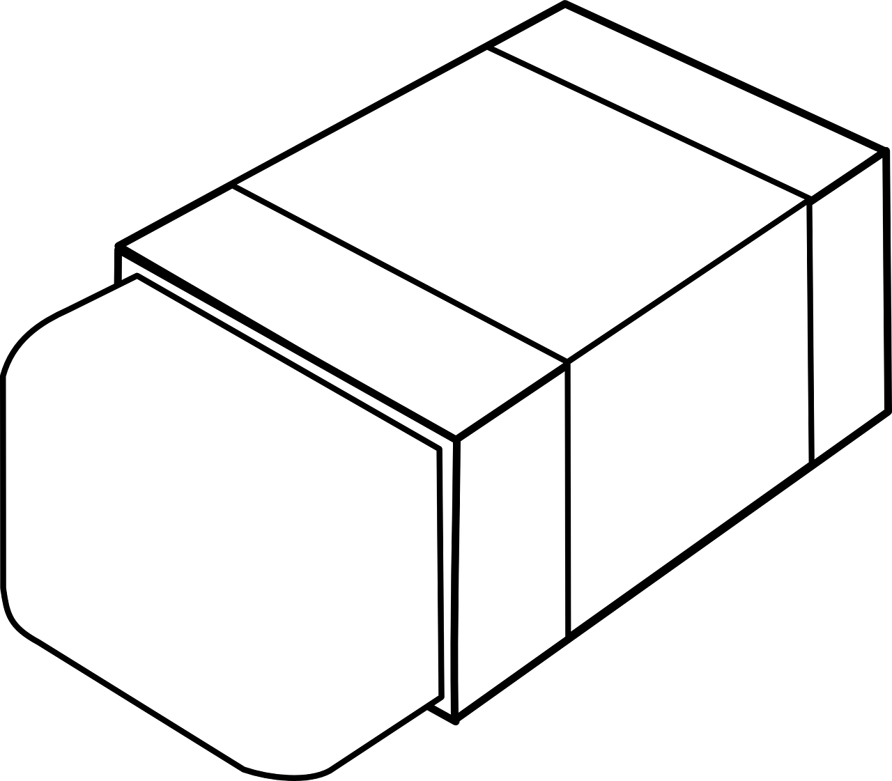 Chalkboard Eraser Coloring Book Drawing Black And White - Eraser Clip ...