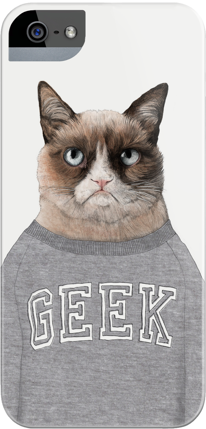 Download Grumpy Cat Phone Case - Ohh Deer Grumpy Cat Card PNG Image ...