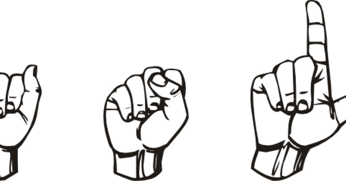 American Sign Language Hands - Free Transparent PNG Download - PNGkey