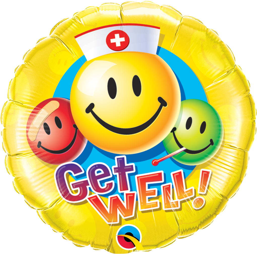 Download Get Well Smiley Faces Balloon - Get Well Smiley Face PNG Image ...