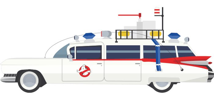Ghostbusters Clipart Car - Ghostbusters - Free Transparent PNG Download ...