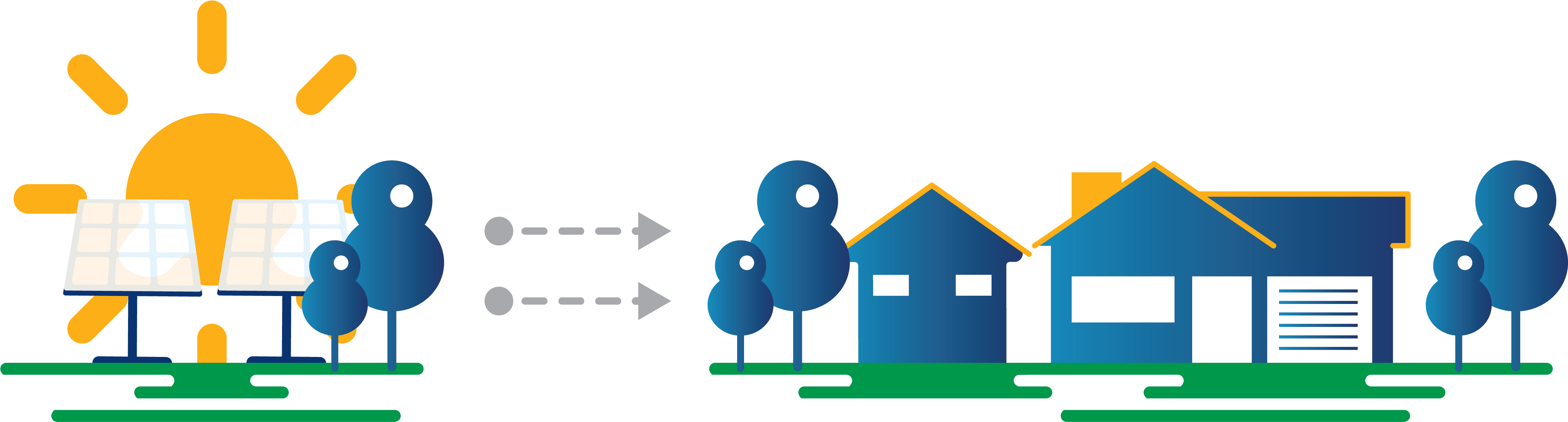 Download Solar Farm Local Communities Illustration - Solar Power PNG ...