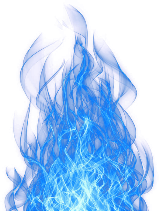Download Ftestickers Fire Flames Blueflames Bluefire - Blue Flames ...