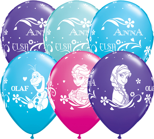 11 Anna Elsa Olaf Disney Frozen Latex Balloons X - Frozen Latex ...