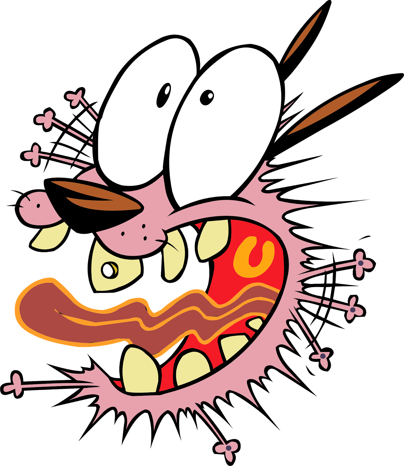 Courage The Cowardly Dog Cartoon Character, Courage - Courage The ...