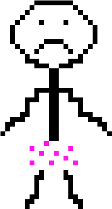 Weak Man - Exclamation Mark Pixel - Free Transparent PNG Download - PNGkey