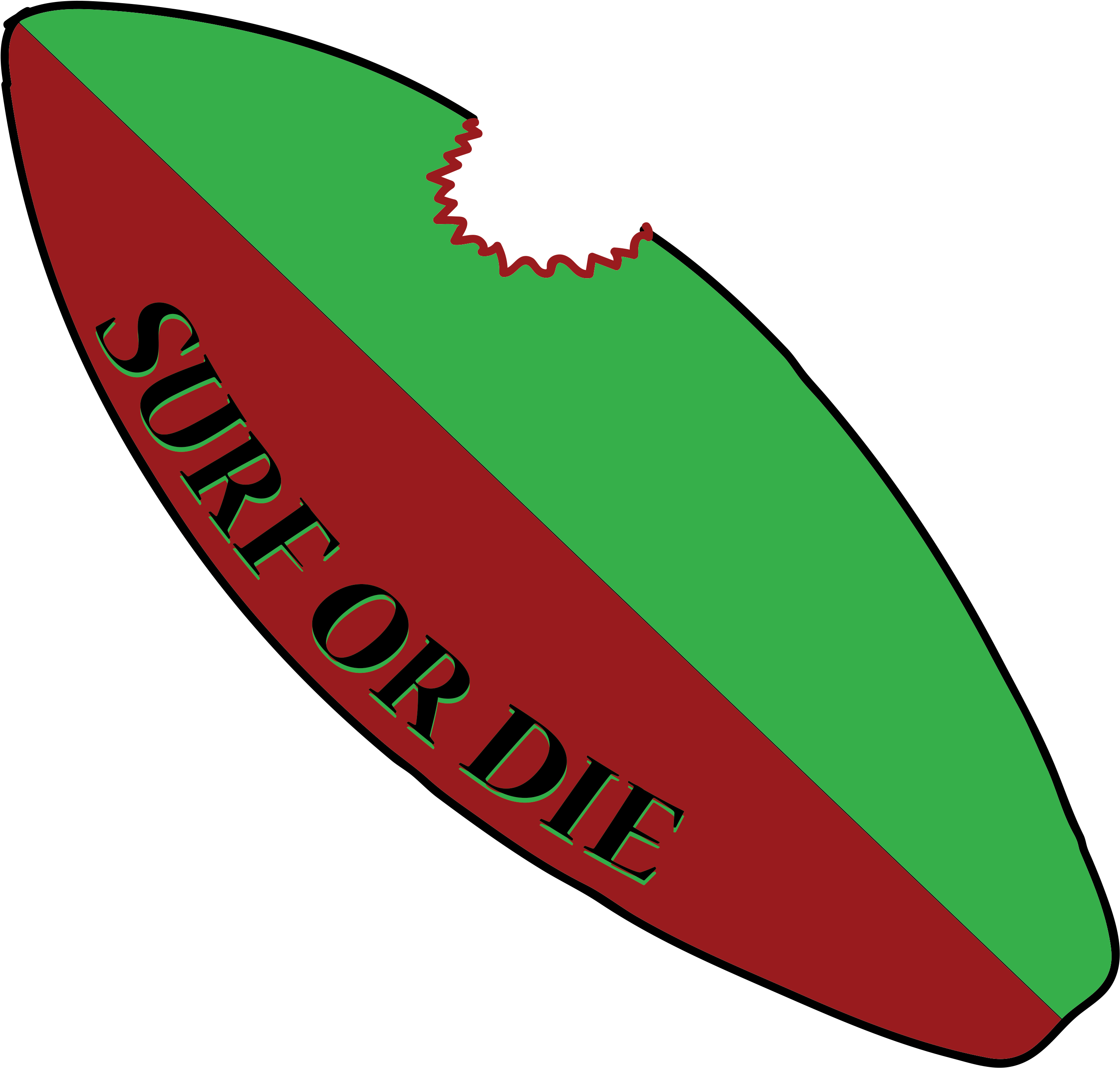 Download Desgin1 Desgin2 Desgin3 - Surfboard With Shark Bite Png PNG ...