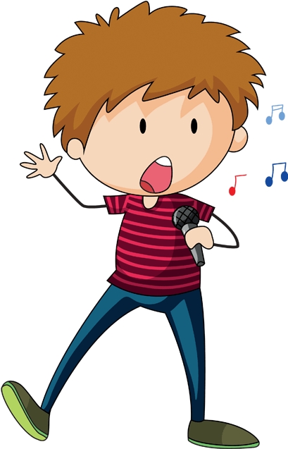 Download Attachment - Singing - Cartoon PNG Image with No Background ...