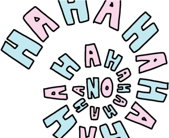 Download Drawn Wave Tumblr Overlay - Ha Ha Ha Transparent PNG Image ...