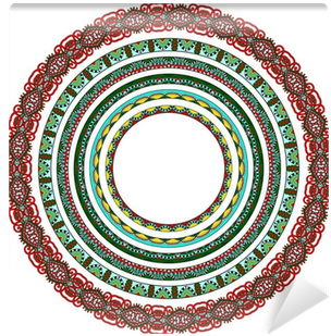 Download Set Of Round Geometrical Frames, Circle Border Ornament ...